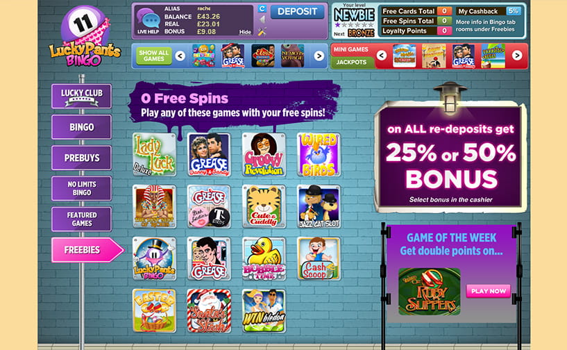 Lucky Pants Bingo Review How To Claim Your Free Welcome